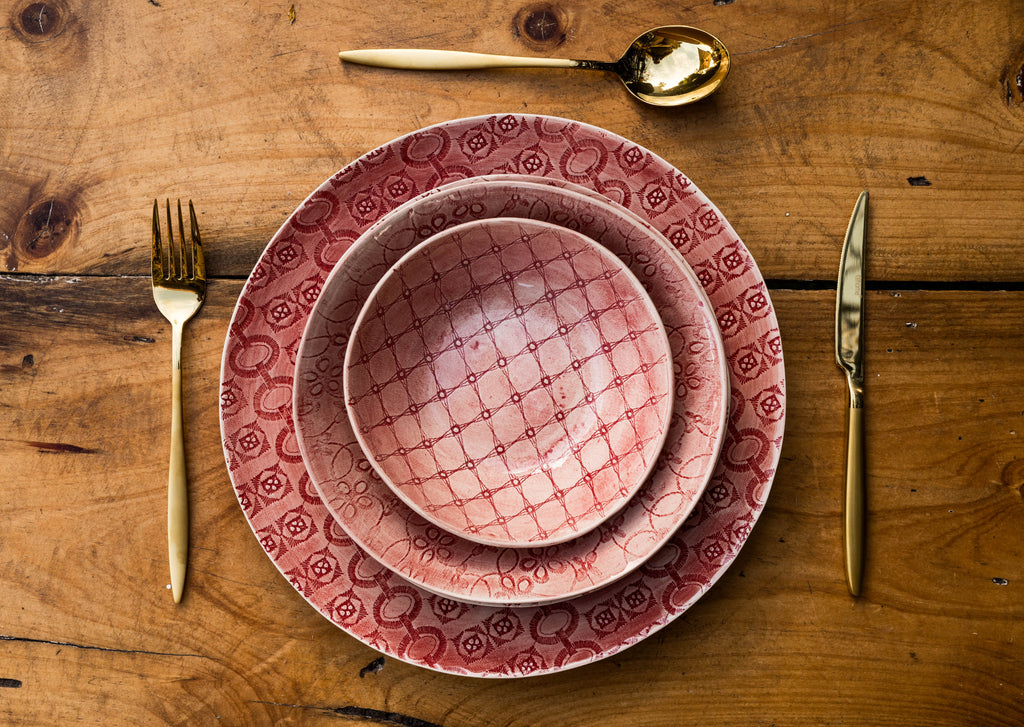 16 Piece Dinner Service - Mixed Patterns